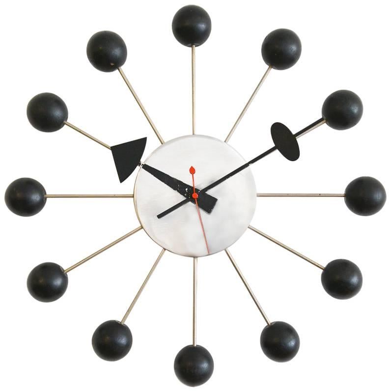 George Nelson for Howard Miller Ball Clock, circa 1965 at 1stDibs