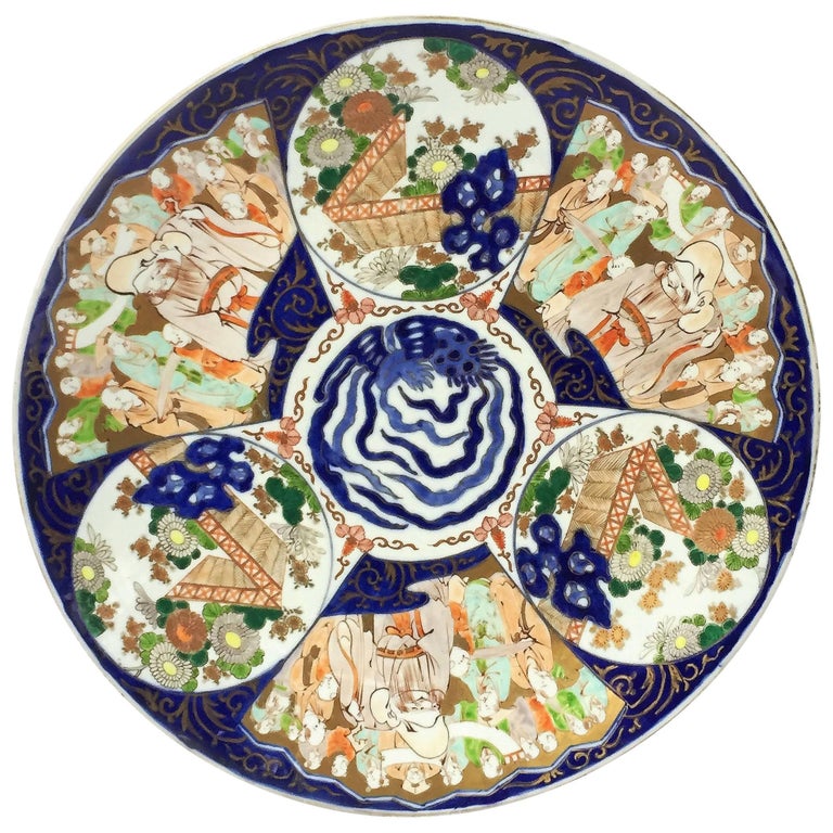 Large Imari Charger from Japan at 1stDibs