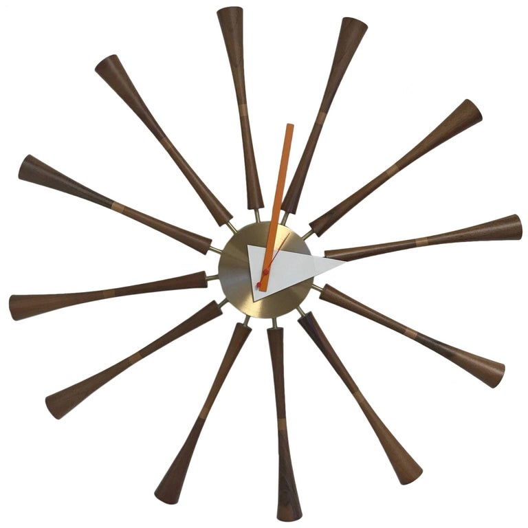 George Nelson Spindle Clock at 1stDibs