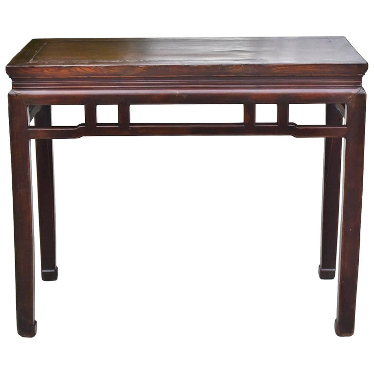 Chinese Antique Side Table, Ming Style, Double Sided at 1stDibs