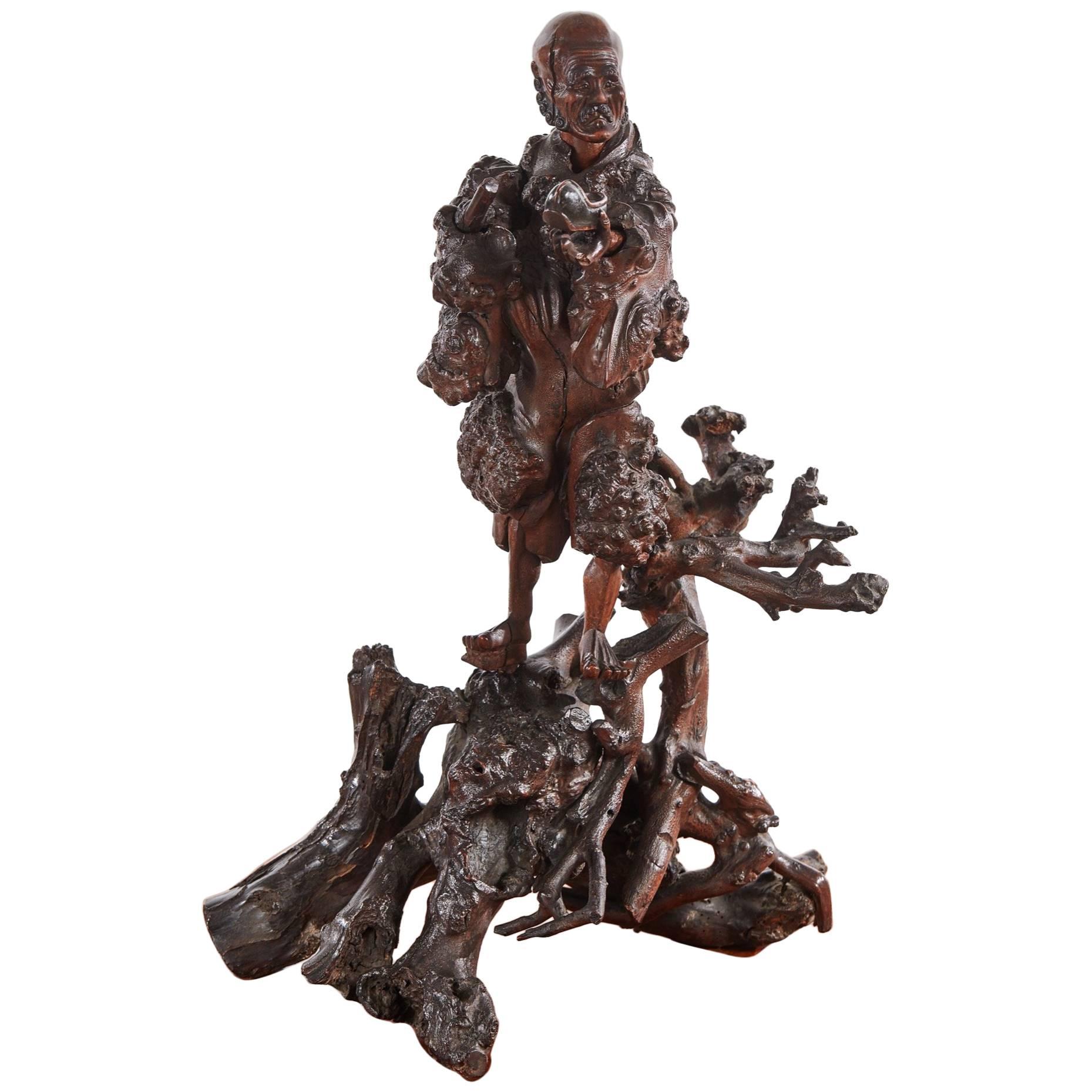 Fantastic Chinese Root Carving For Sale at 1stDibs | chinese root ...