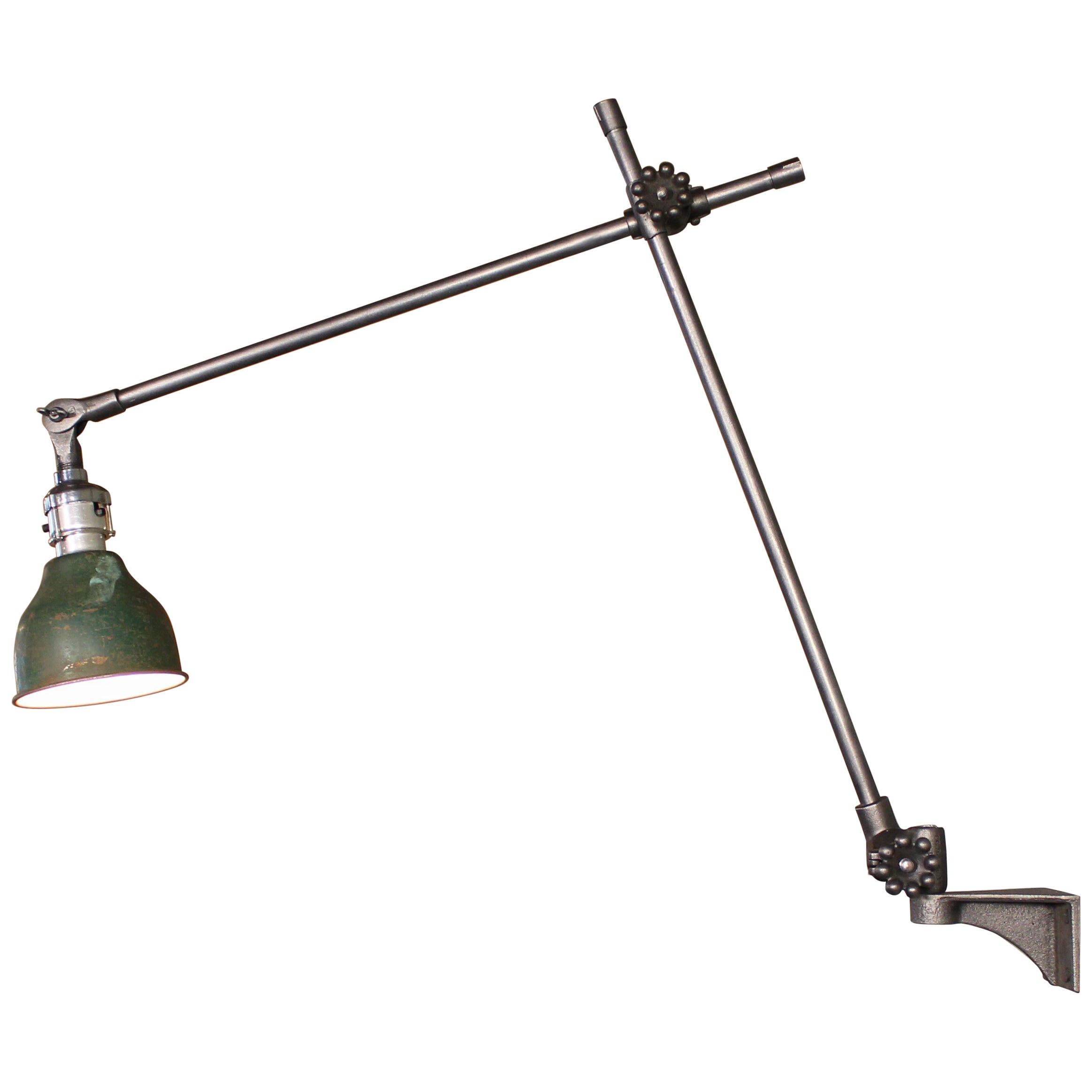 Adjustable Wall Light by O.C. White For Sale at 1stDibs