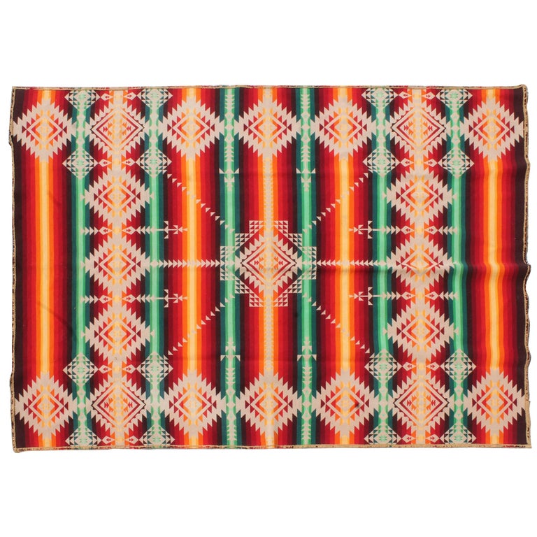 Pendleton Cayuse Indian Design Blanket at 1stDibs