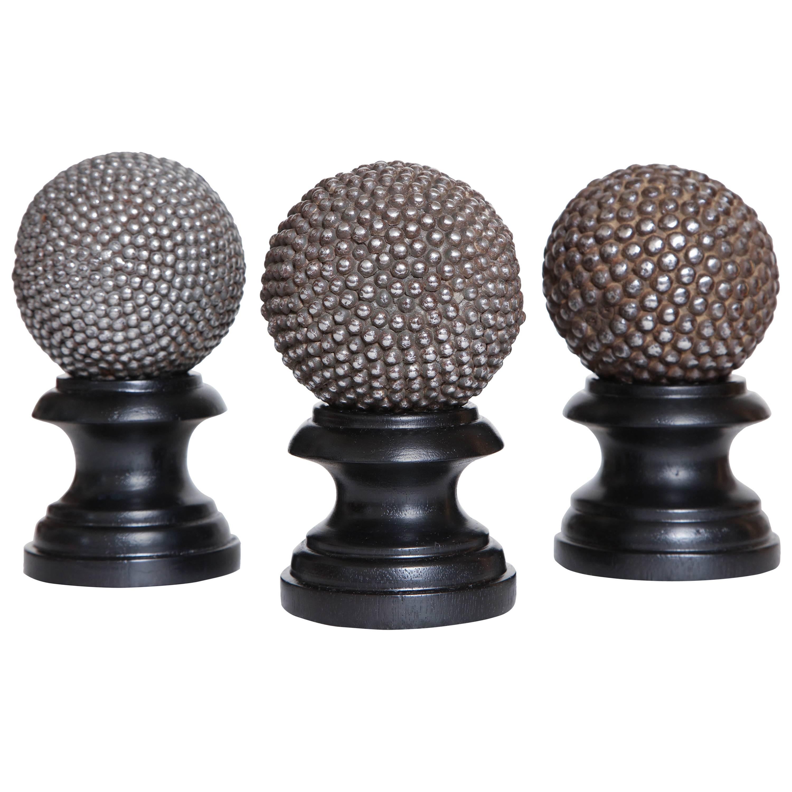 19th Century French Boulle Balls on Stand at 1stDibs