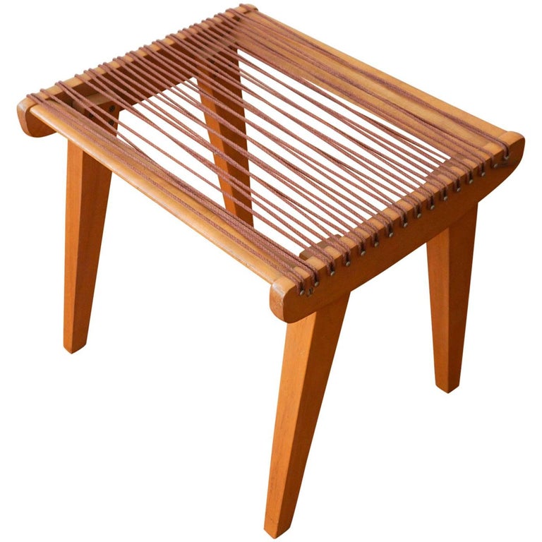 String Stool by Robert J Ellenberger for Calfab, 1950s For Sale at 1stDibs