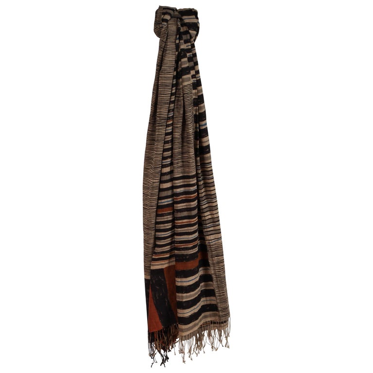 Indian Natural Dye Shawl Ajit Kumar Das For Sale at 1stDibs