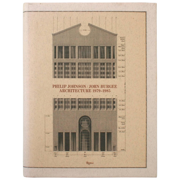 Philip Johnson/John Burgee Architecture 1979-1985, First Edition at 1stDibs