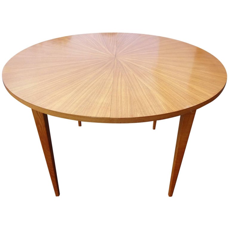 Starburst Design Round Dining Table at 1stDibs