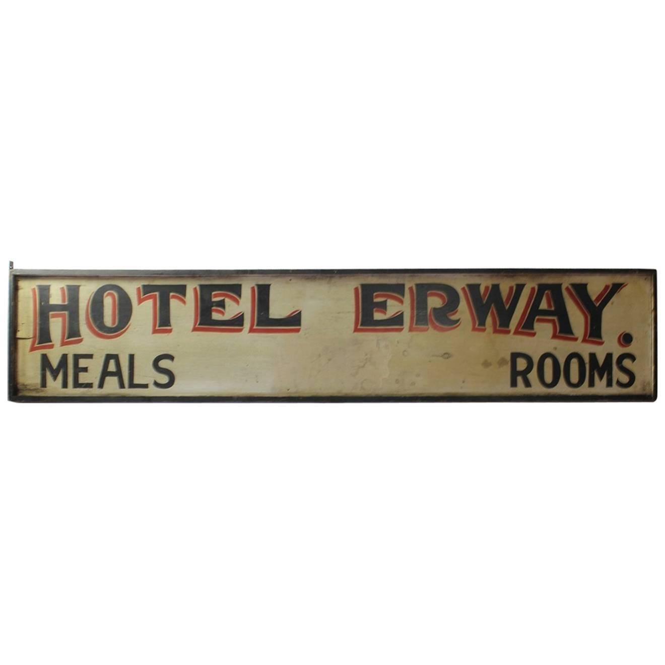 Antique Hotel Signs - 1,291 For Sale on 1stDibs | vintage hotel signs ...