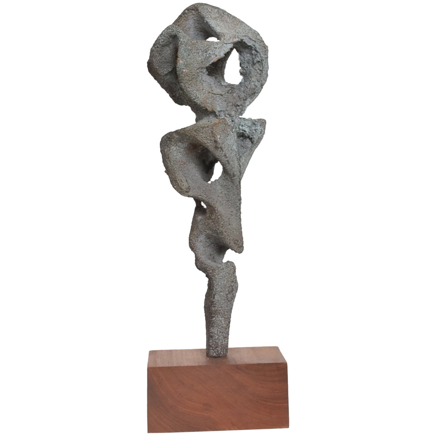 Mid-Century Modern Abstract Bronze Dove Sculpture by Unkauf, German ...