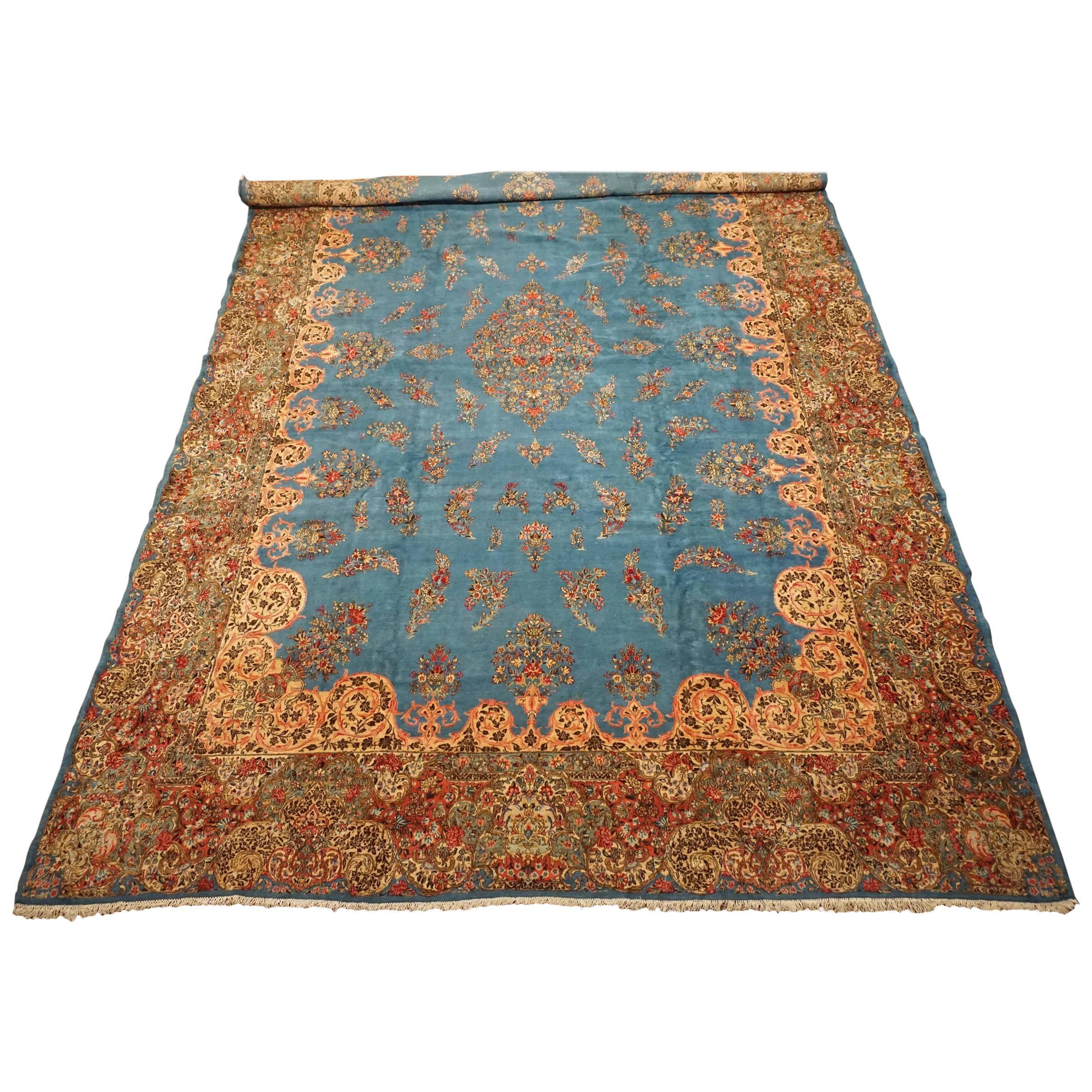 Antique Fine Persian Kerman, circa 1920 For Sale at 1stDibs