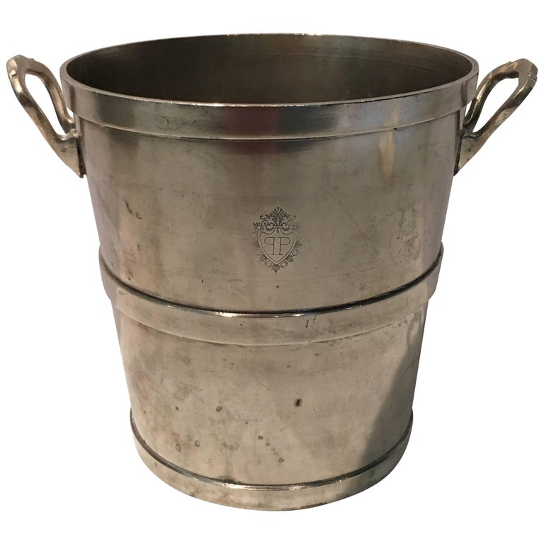 Iconic Plaza Hotel Silver Ice Bucket at 1stDibs