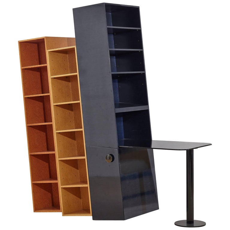 1981, Ettore Sottsass, Memphis Carlton Bookcase at 1stdibs