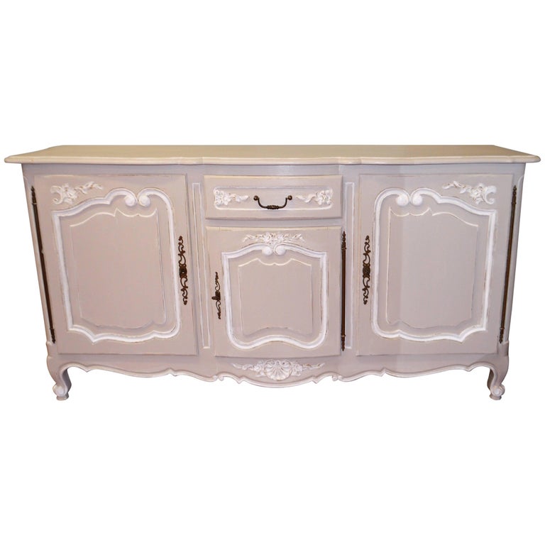 Large French Painted Sideboard at 1stdibs