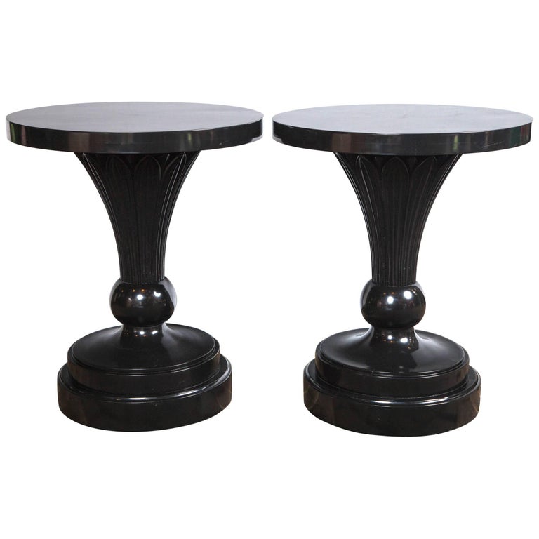 Authentic Dorothy Draper Pair of Tables Custom-Made for the Greenbrier ...