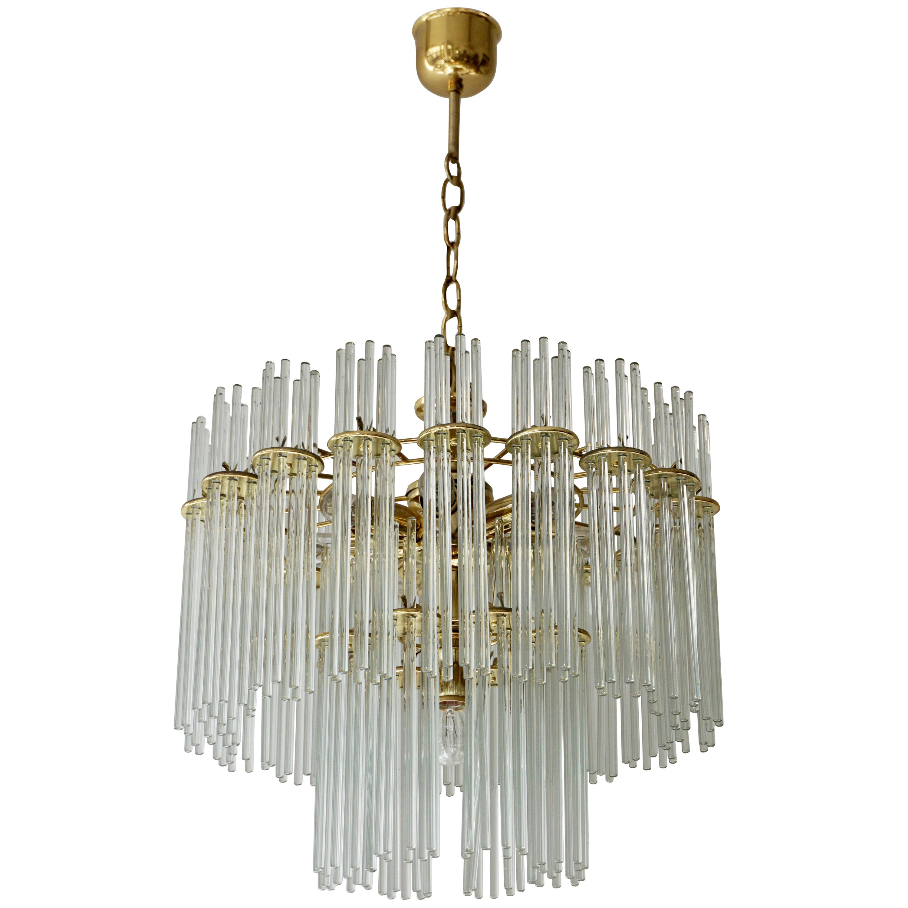 Italian Murano Glass Chandelier For Sale at 1stDibs