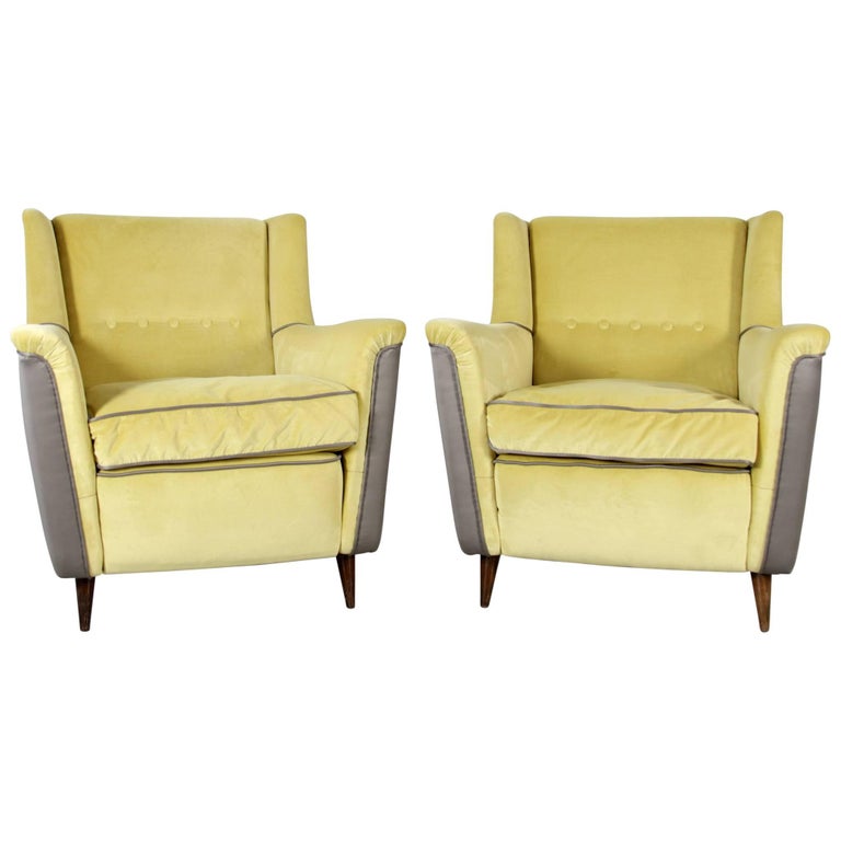 Pair of Cassina Chairs, Model 809, Design Figli de Amadeo dei Cassina ...