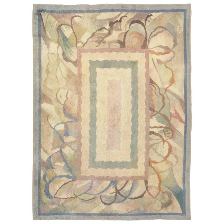 French Art Deco Carpet, 1925 For Sale at 1stDibs