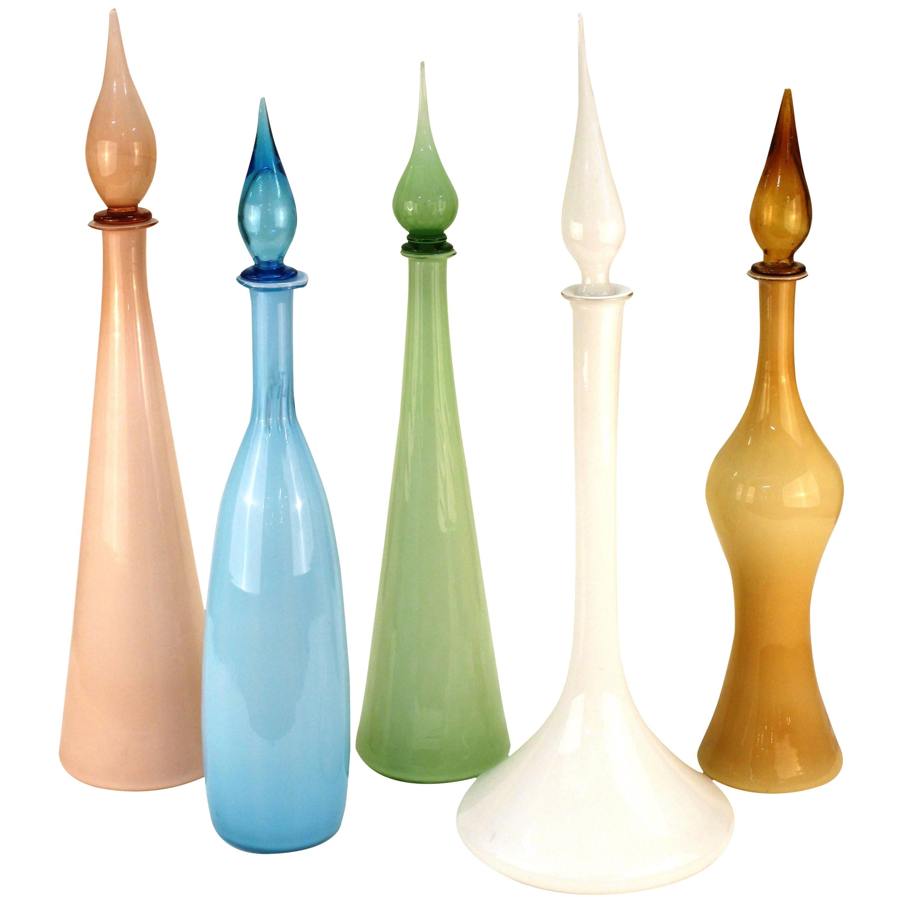 Set of Midcentury Italian Decanters at 1stDibs