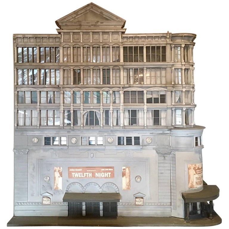 Beautiful Large 1980s Architectural Model of a Theatre at 1stDibs