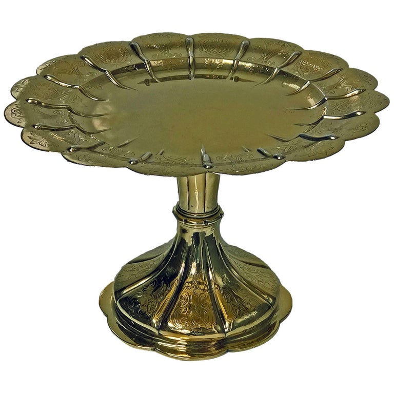 Elkington and Co Gilt Silver Plate Large Tazza, 1891 at 1stDibs ...