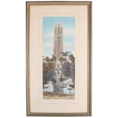 French Hand Tinted Print "L'autonne" by N. Tardieu After Lancret, circa ...