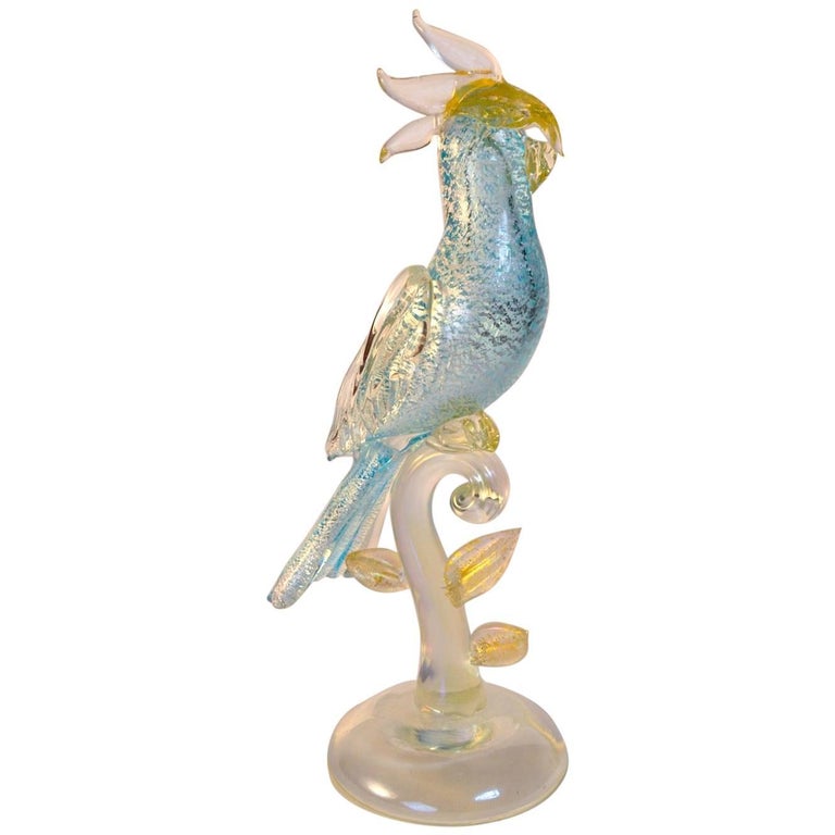 Murano Bird Attributed to Seguso at 1stDibs