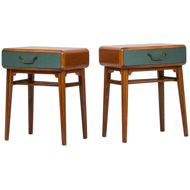 Axel Larsson Bedside Tables by Bodafors in Sweden at 1stDibs