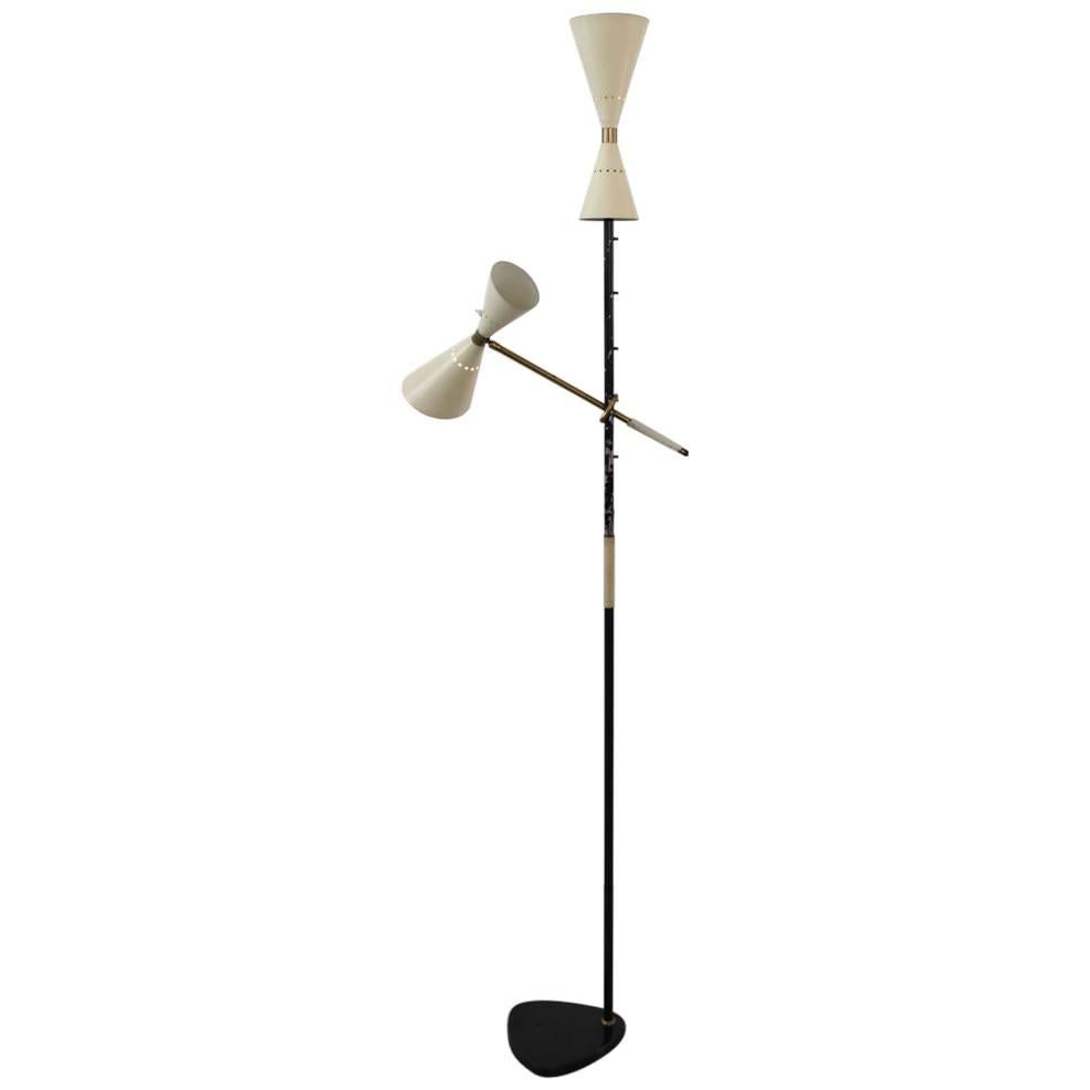 Josef Frank Floor Lamp J.T. Kalmar, Austria, 1950s For Sale at 1stDibs