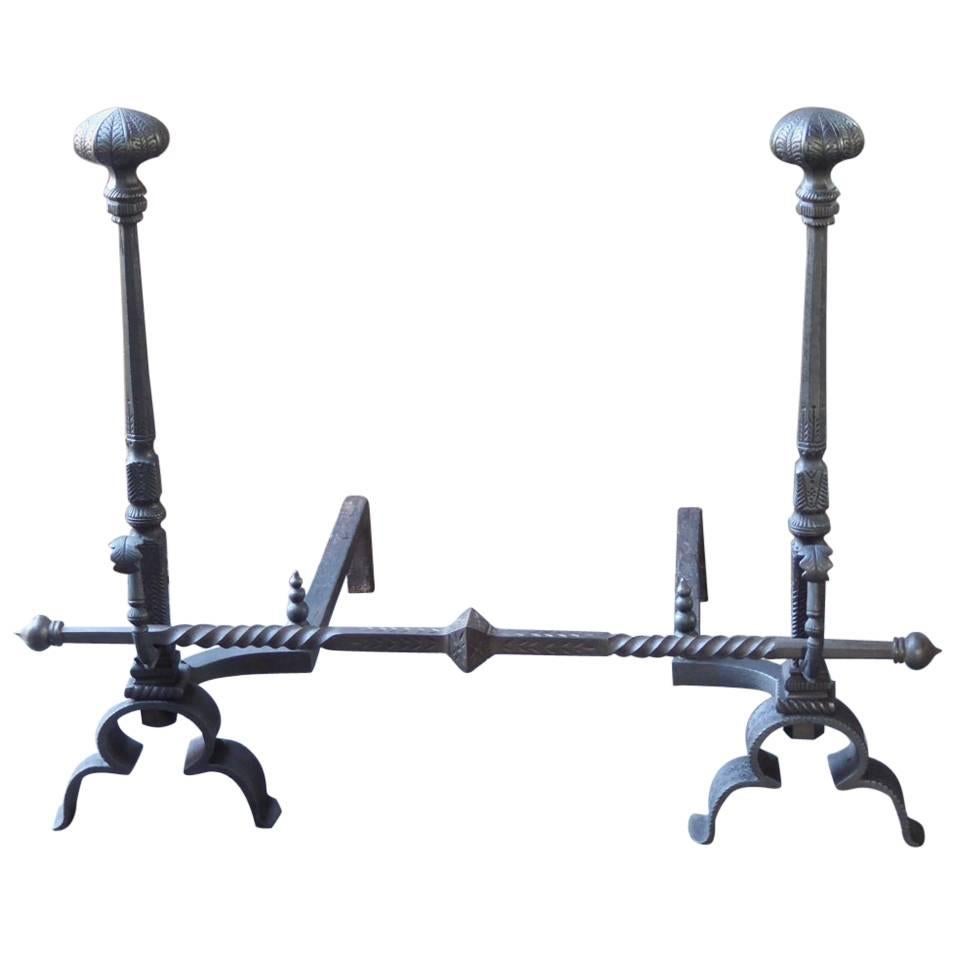 19th Century French Andirons or Firedogs at 1stDibs