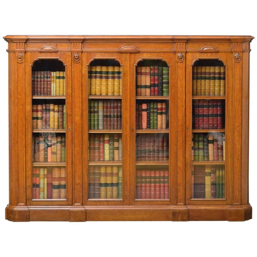 Victorian Oak Bookcase at 1stDibs | victorian bookcases