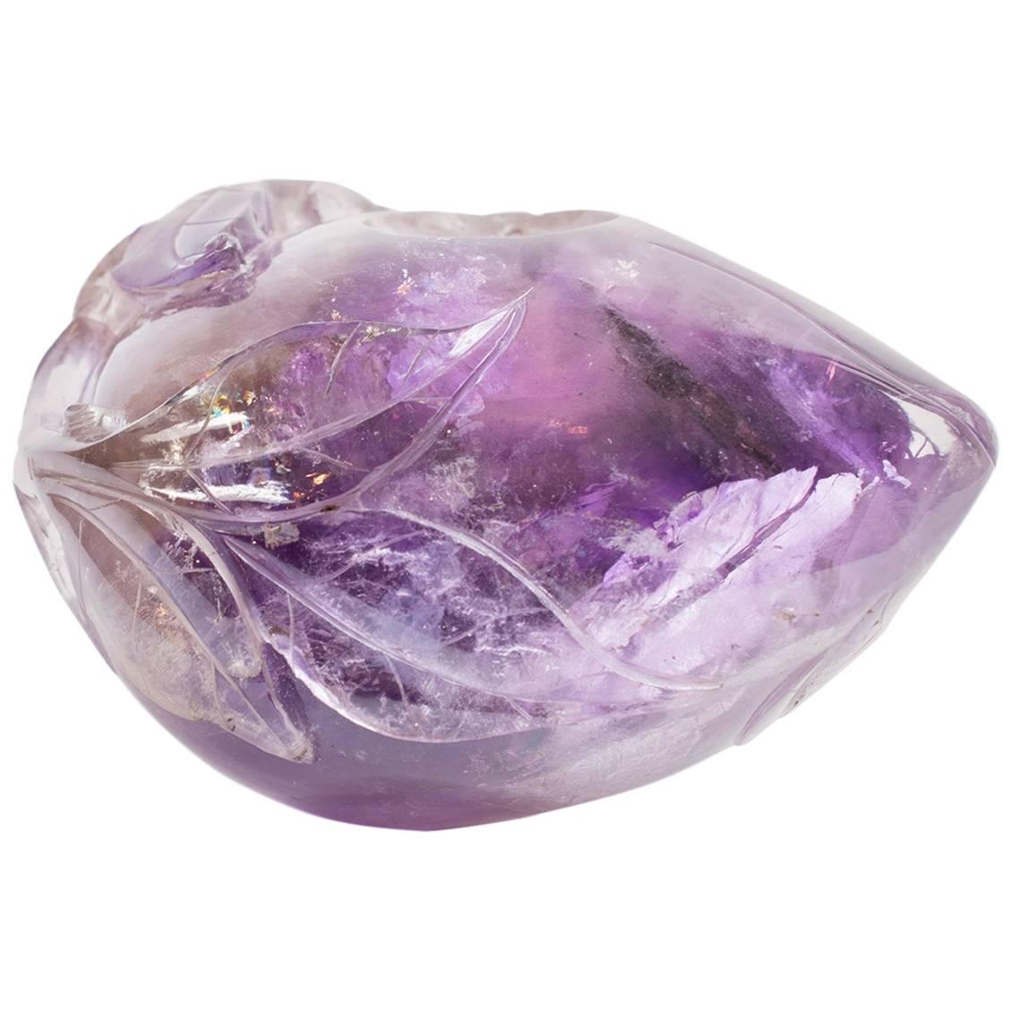 Chinese Amethyst Peach at 1stDibs