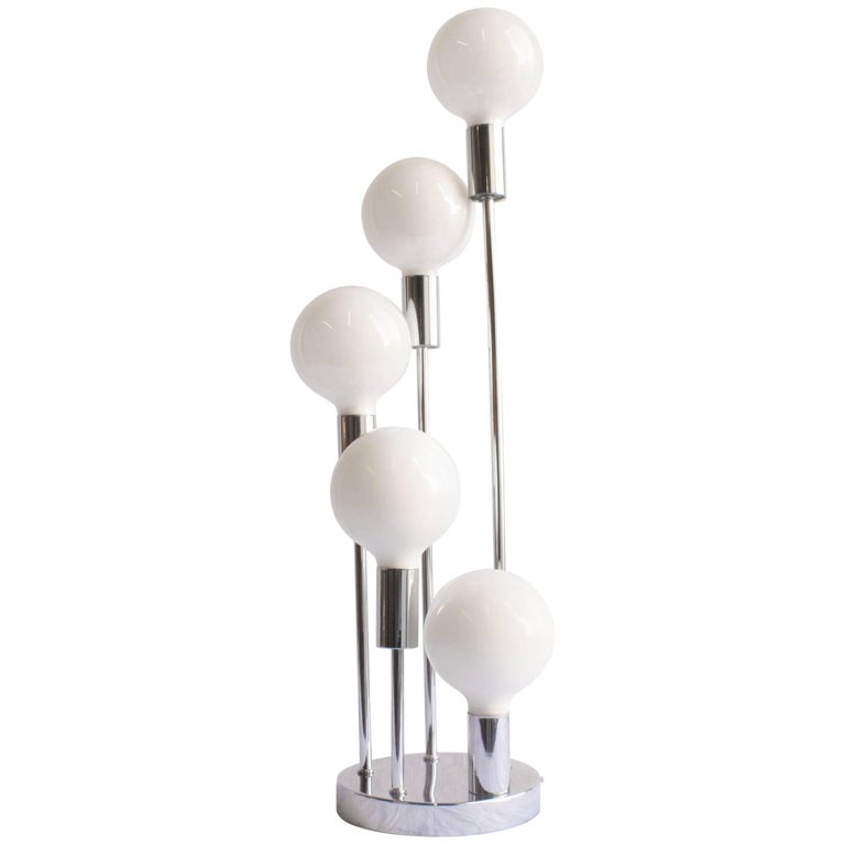 Mid-Century Modern Style Chrome Table Lamp at 1stDibs | mid century ...