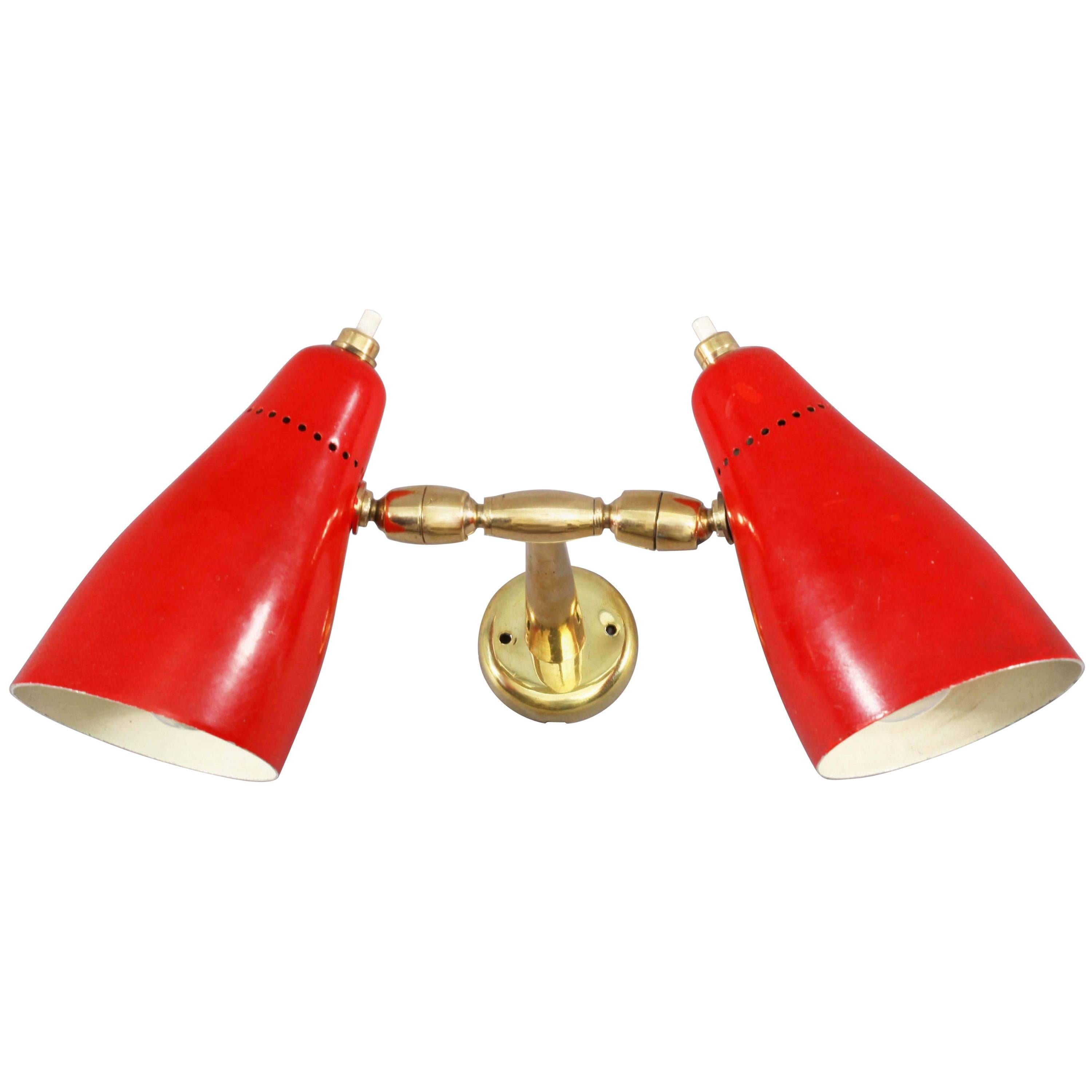 Large "POP" Wall Sconce in Bronze and Black Enamel by Blueprint ...