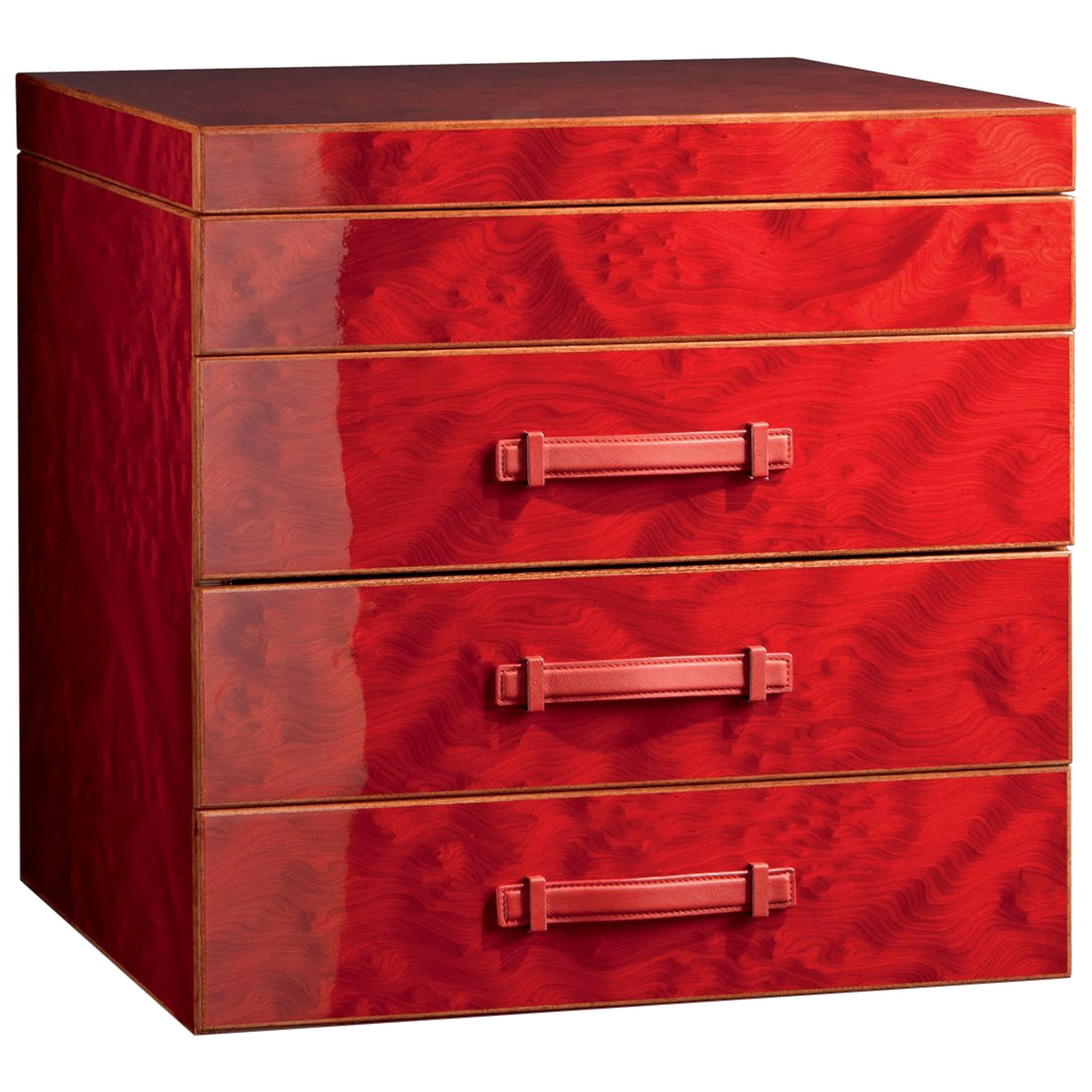 Red Multi-Game Set in Briar and Mahogany by Agresti For Sale at 1stDibs