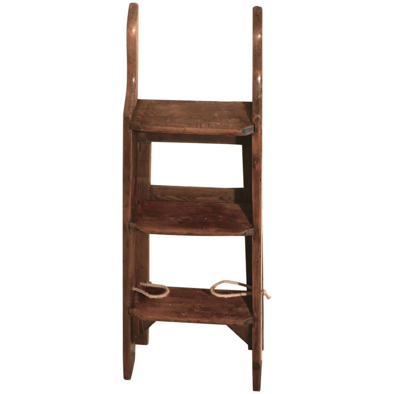 Victorian Pine Step Ladder or Kitchen Steps at 1stDibs