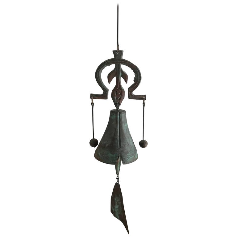 Large Paolo Soleri Bronze Wind Bell Arcosanti at 1stDibs