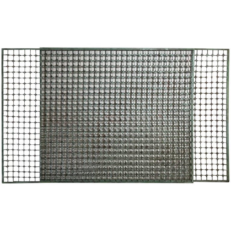 Pair of Antique Architectural Copper Screens at 1stDibs