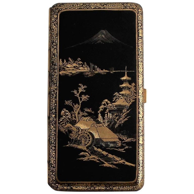 Japanese Meiji Period Damascene Cigarette Case at 1stDibs | japanese ...