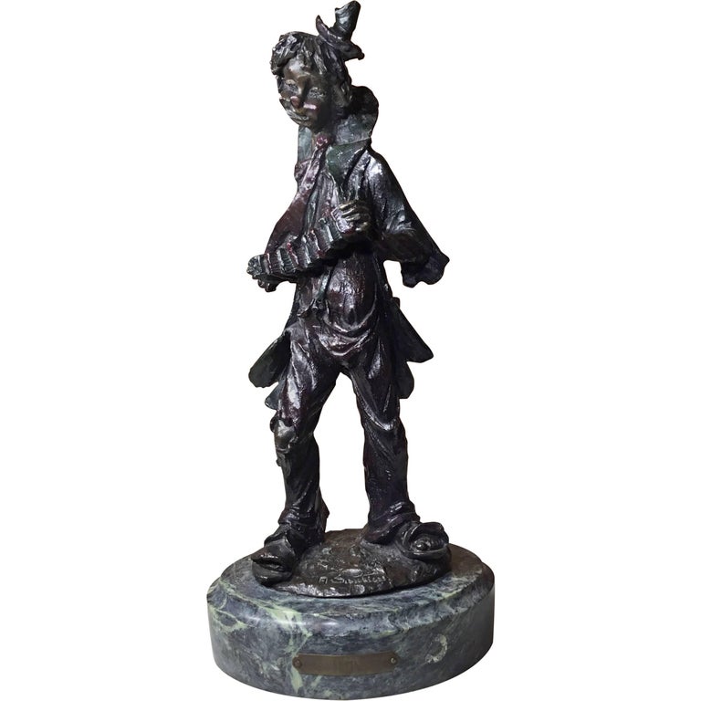 Bronze Clown by A. Santini For Sale at 1stDibs | a.santini sculptures ...