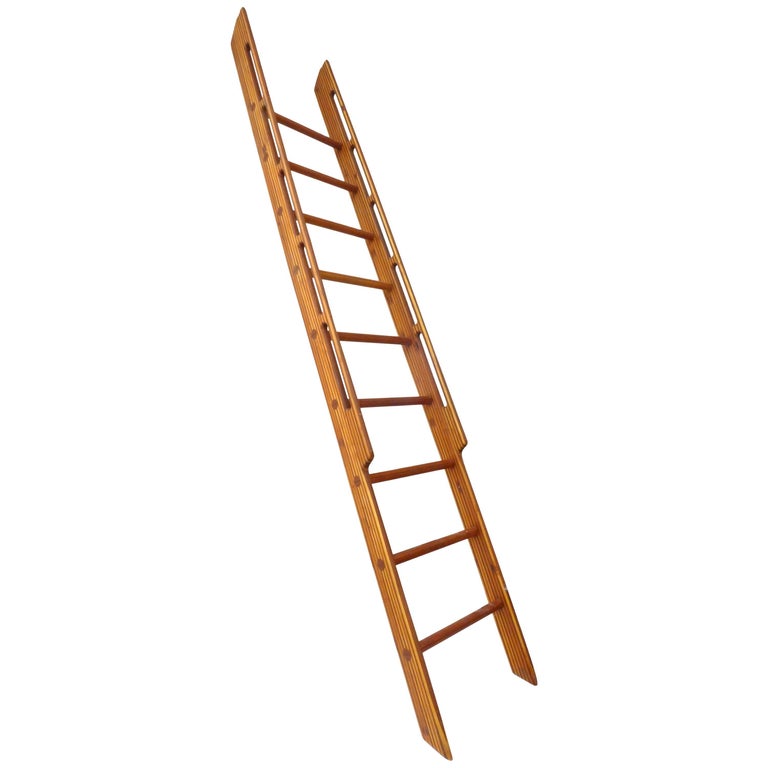 Stack-Laminated Wood Ladder at 1stDibs