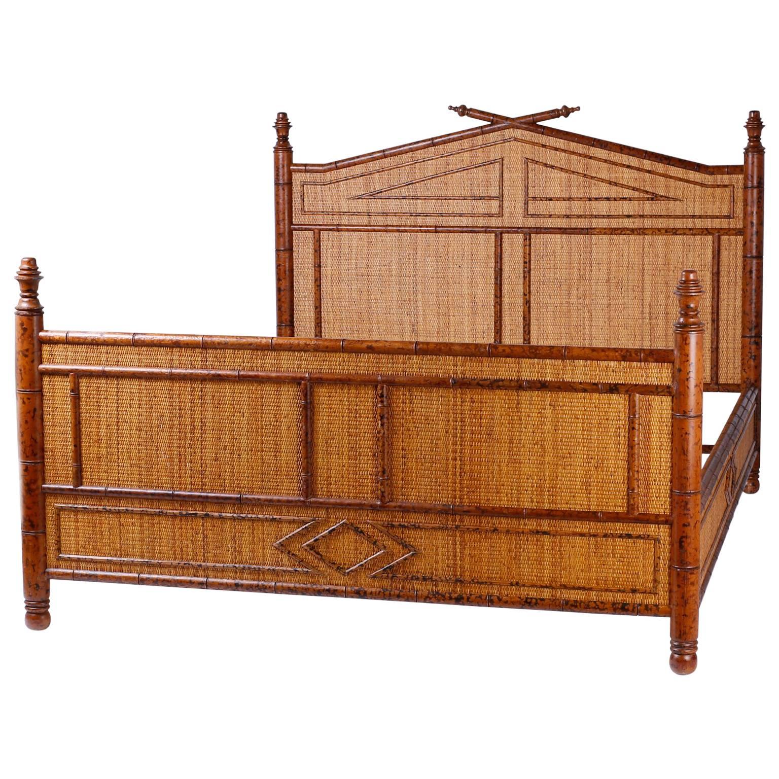 British Colonial Style Queen Size Bed Frame at 1stDibs | colonial bed frame