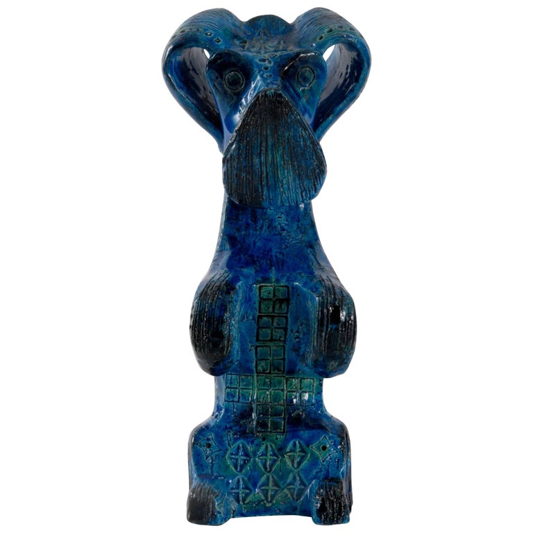 Bitossi Londi Designed Large Sitting Dog, Italy, circa 1965 at 1stDibs