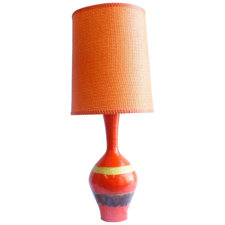 Modern Ceramic Table Lamp For Sale at 1stDibs