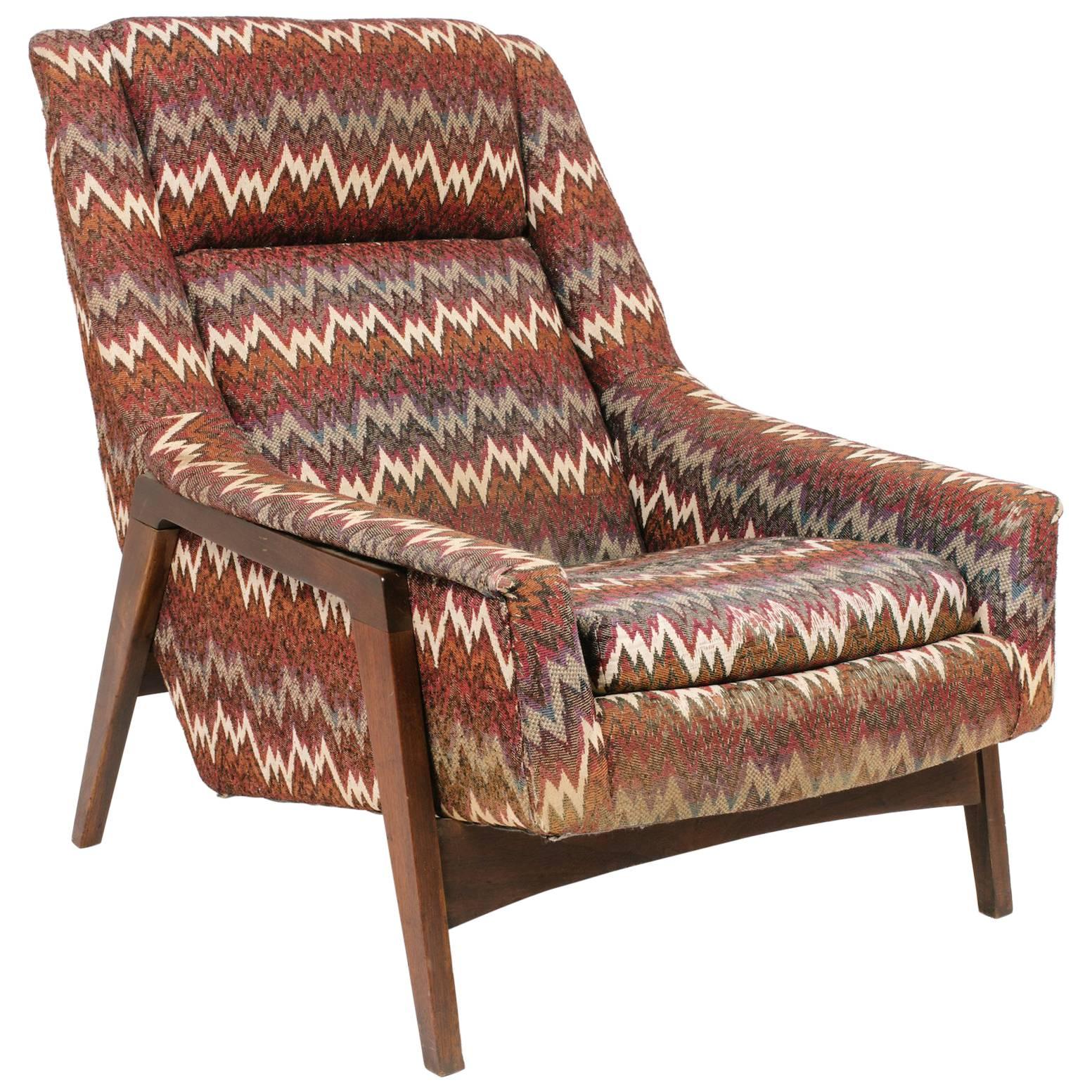 Adrian Pearsall High Back Lounge Chair at 1stDibs