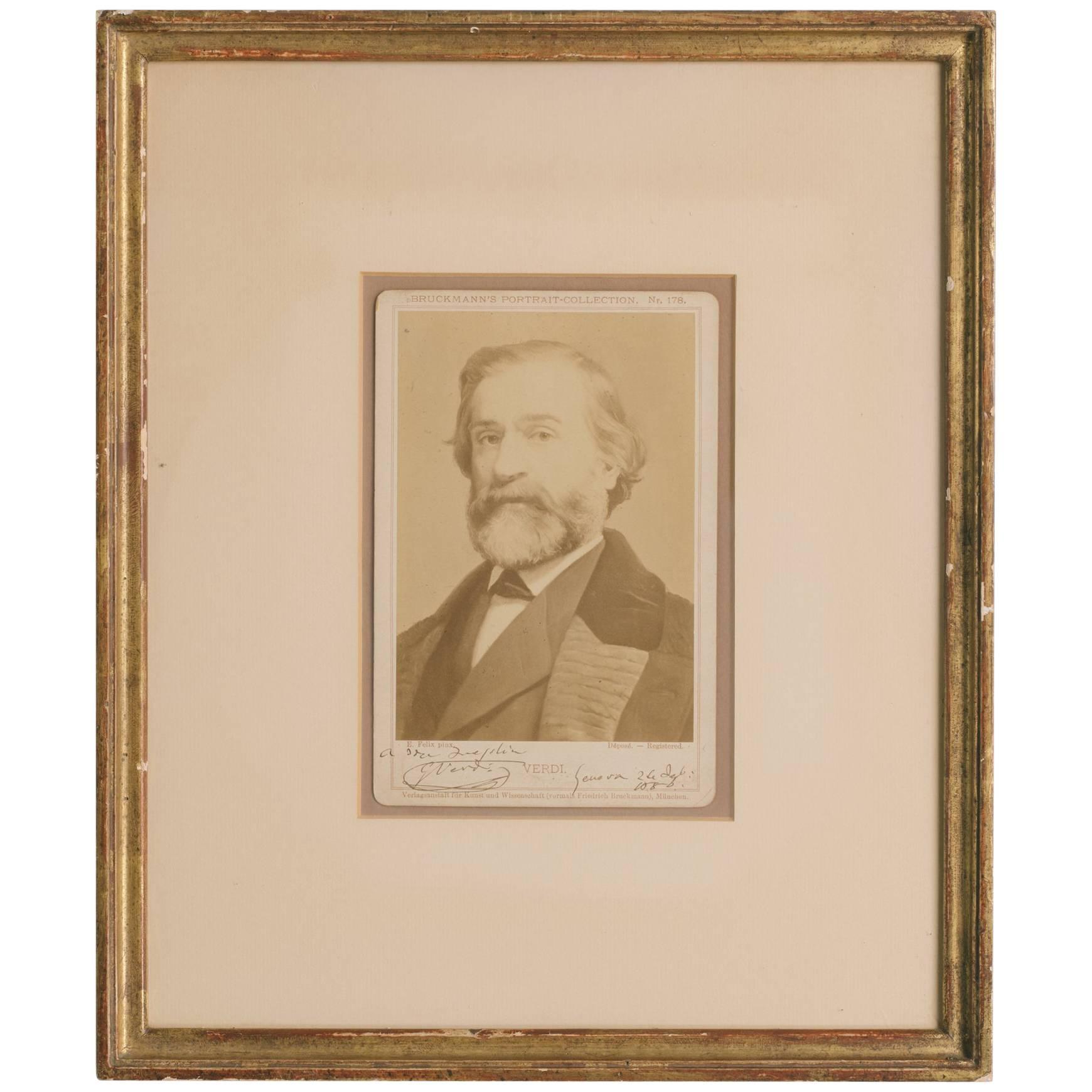 Giuseppe Verdi Autograph at 1stDibs
