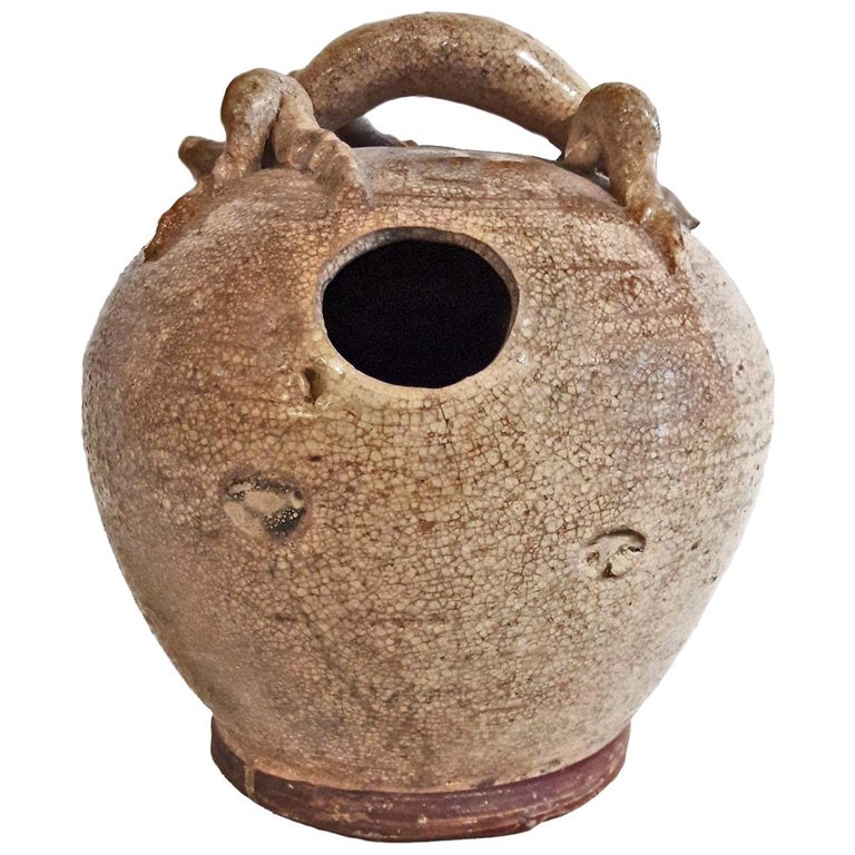 Vietnamese Vintage Lime Pot at 1stDibs