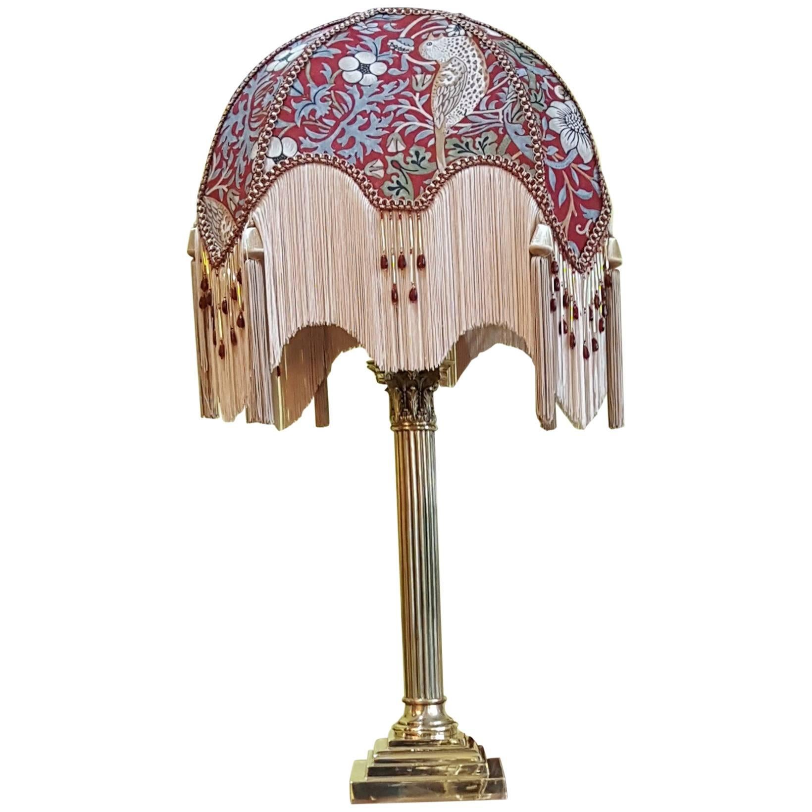 Edwardian Brass Table Lamp at 1stDibs