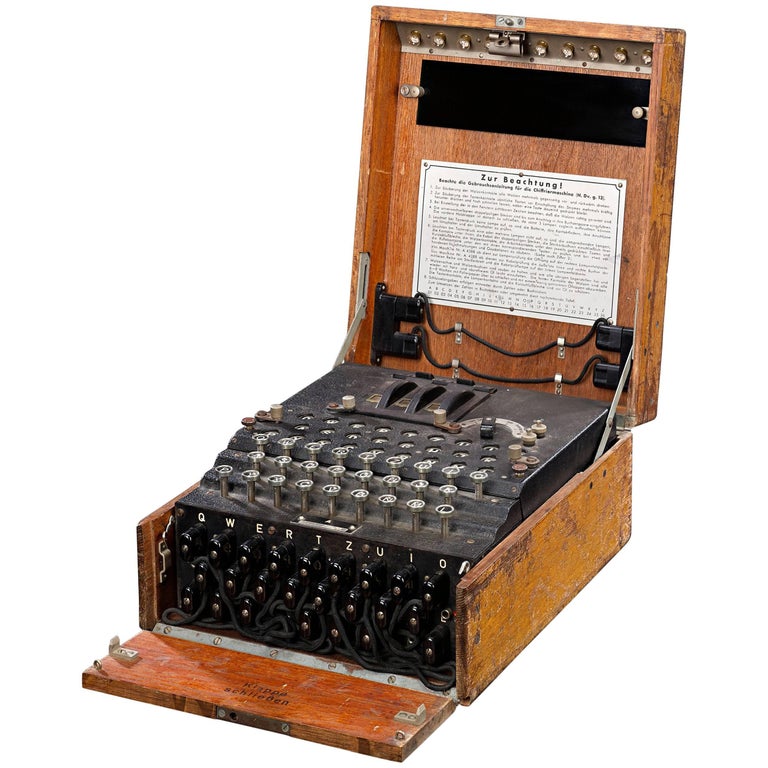 A Threerotor Enigma Cipher Machine Circa 1939 Travel
