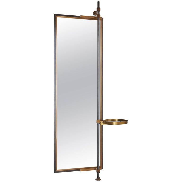 Amuneal's Loft Mirror with Tray For Sale at 1stDibs | loft style mirror ...